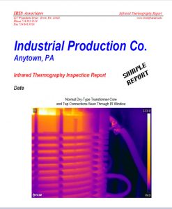 Thermographic Inspection Reports from Iris Associates. Industrial ...