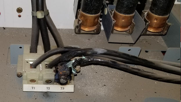 Damaged Equipment Still Operating |Infrared Inspection